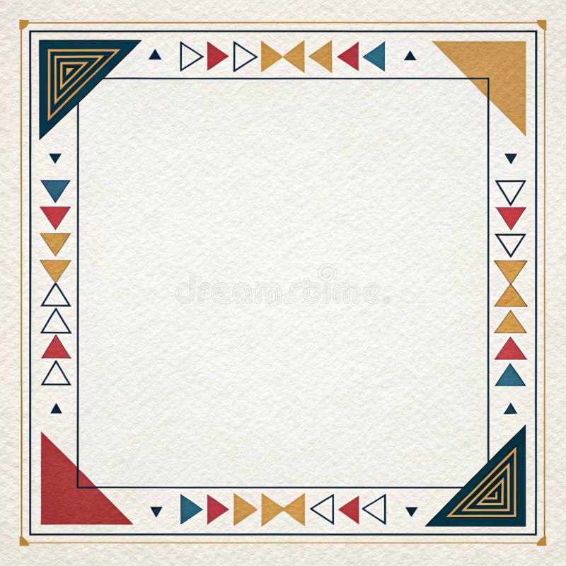 Triangle Border Paper Texture Sharp and Dynamic Stock Illustration ...