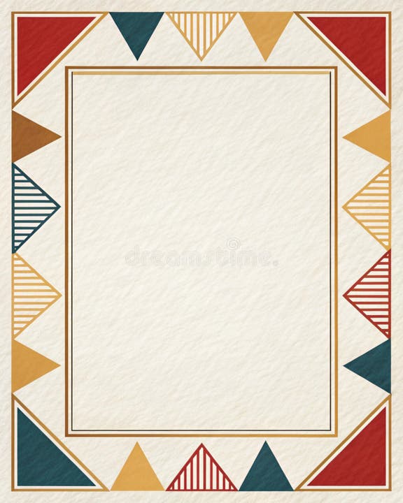 Triangle Border Paper Texture Sharp and Dynamic Stock Illustration ...