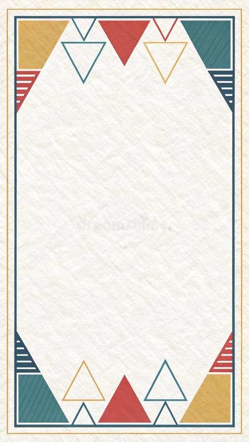 Triangle Border Paper Texture Sharp and Dynamic Stock Illustration ...