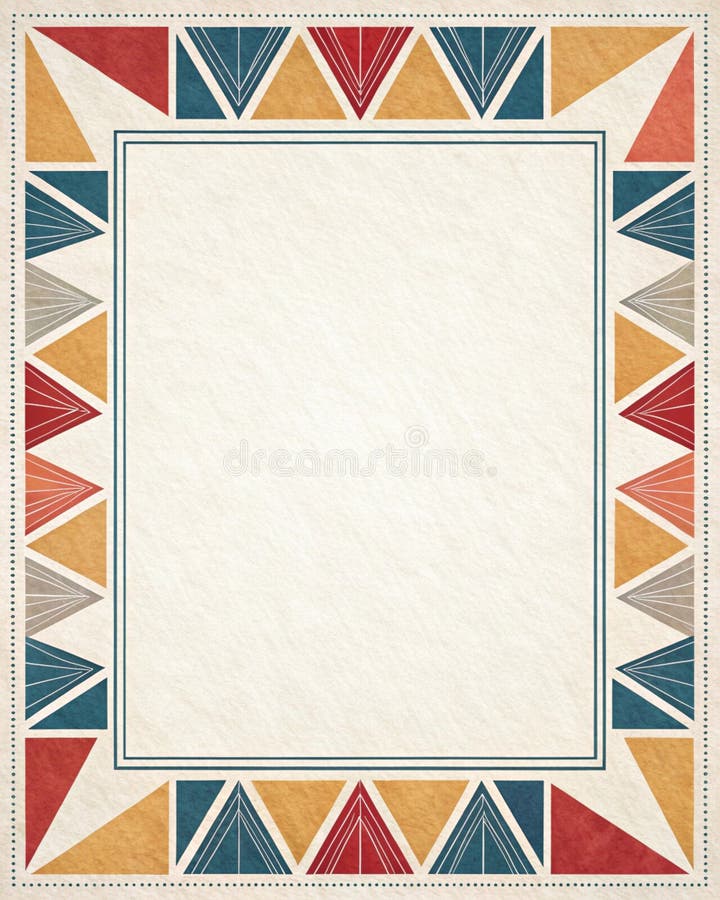 Triangle Border Paper Texture Sharp and Dynamic Stock Illustration ...