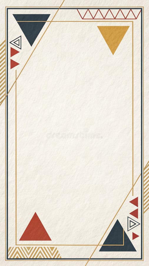 Triangle Border Paper Texture Sharp and Dynamic Stock Illustration ...