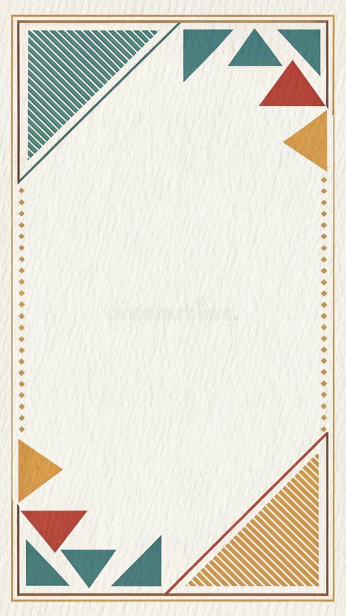 Triangle Border Paper Texture Sharp and Dynamic Stock Illustration ...