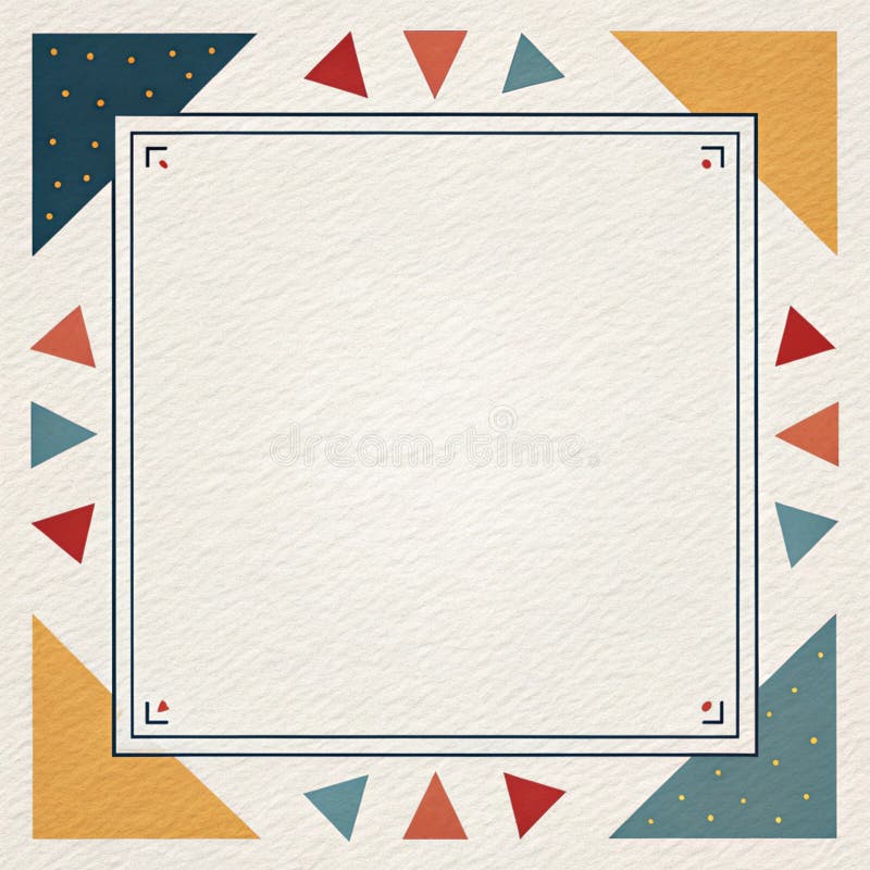 Triangle Border Paper Texture Sharp and Dynamic Stock Illustration ...