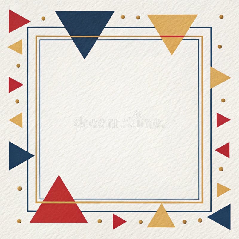 Triangle Border Paper Texture Sharp and Dynamic Stock Illustration ...