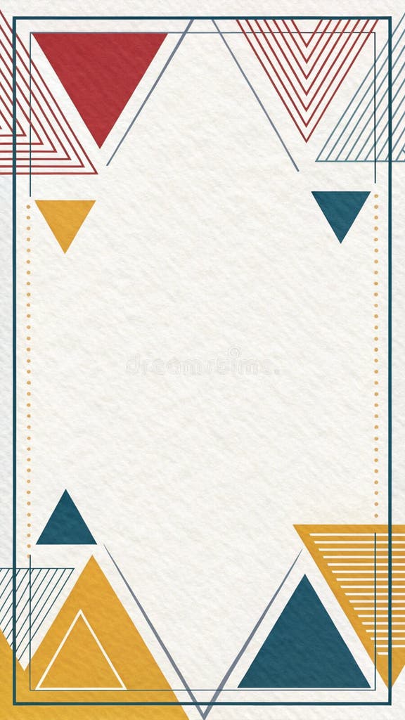 Triangle Border Paper Texture Sharp and Dynamic Stock Illustration ...