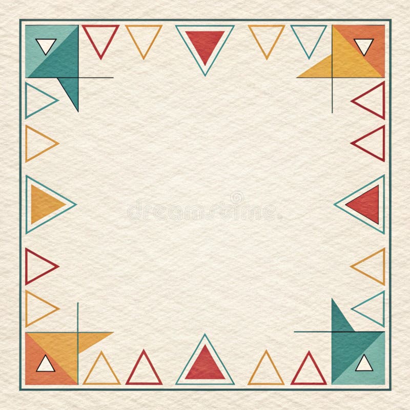 Triangle Border Paper Texture Sharp and Dynamic Stock Illustration ...
