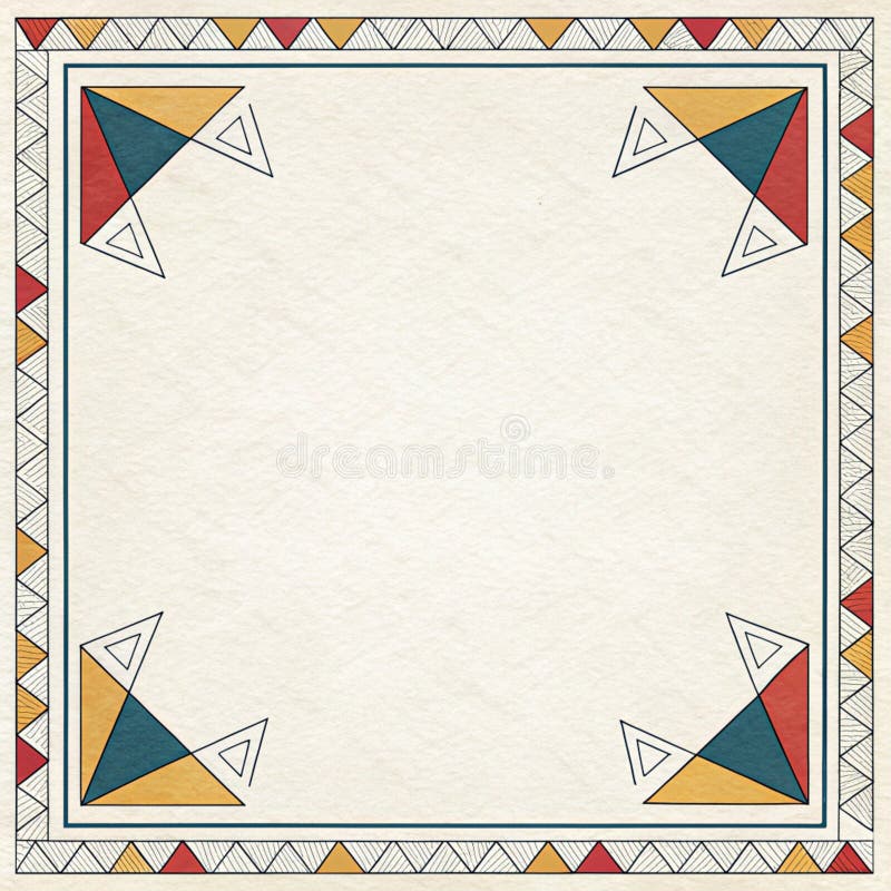 Triangle Border Paper Texture Sharp and Dynamic Stock Illustration ...