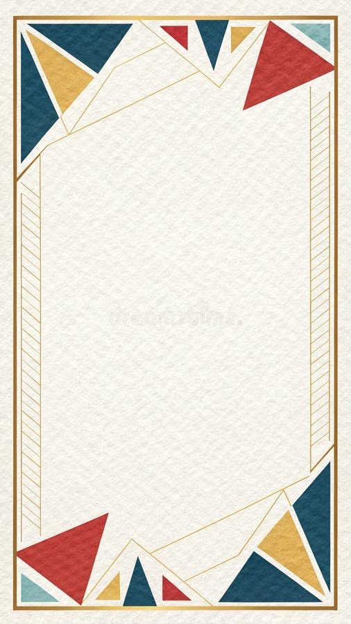 Triangle Border Paper Texture Sharp and Dynamic Stock Illustration ...
