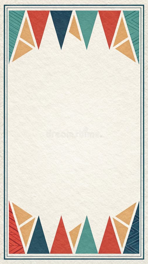 Triangle Border Paper Texture Sharp and Dynamic Stock Illustration ...