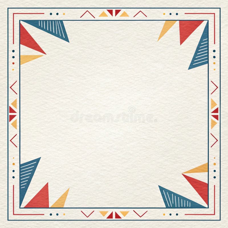 Triangle Border Paper Texture Sharp and Dynamic Stock Illustration ...
