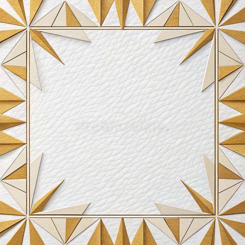 Triangle Border Paper Texture Sharp and Dynamic Stock Illustration ...