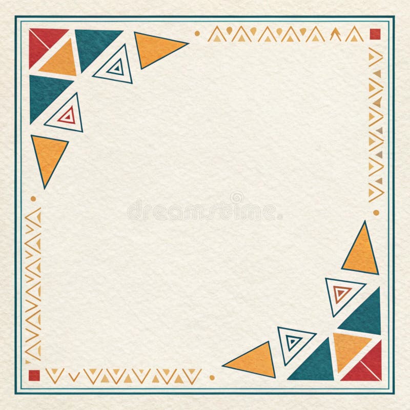 Triangle Border Paper Texture Sharp and Dynamic Stock Illustration ...