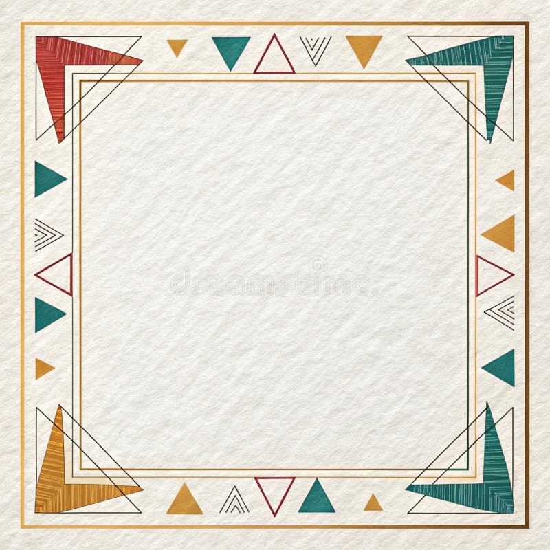 Triangle Border Paper Texture Sharp and Dynamic Stock Illustration ...