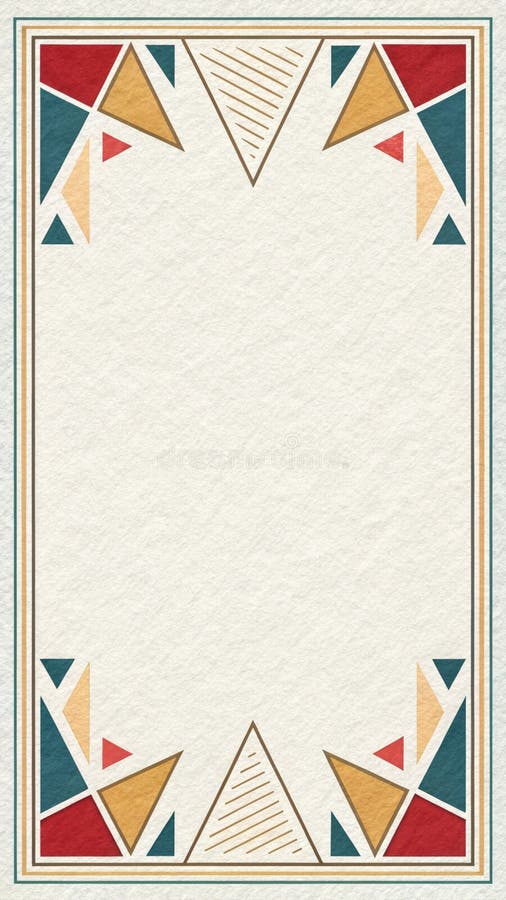 Triangle Border Paper Texture Sharp and Dynamic Stock Illustration ...