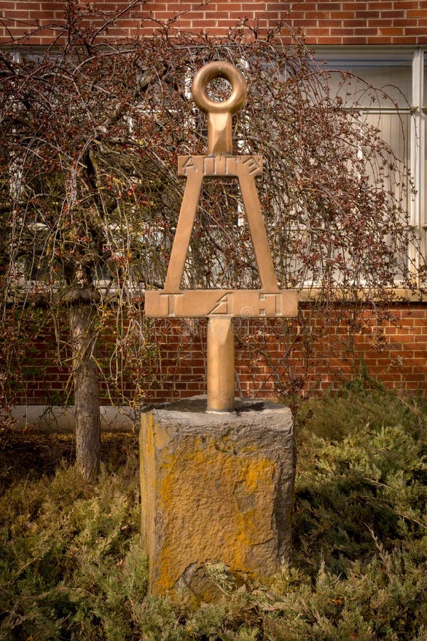 Statue Representing the Symbol for Engineering Education Stock Photo ...