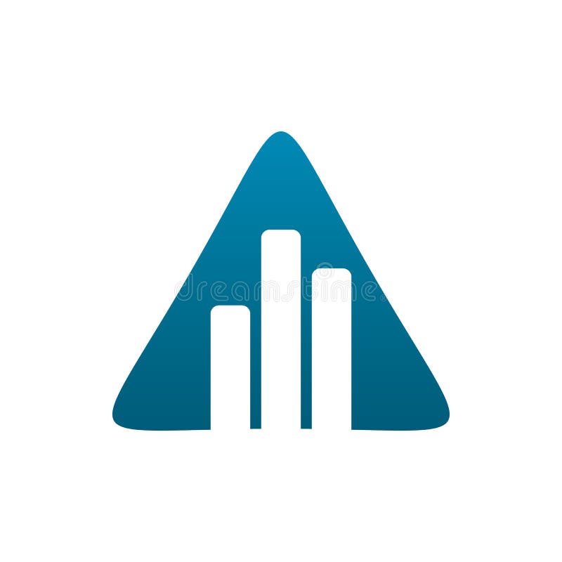 Dynamic Red Triangle Arrow Color Line Shape Logo Design Stock ...