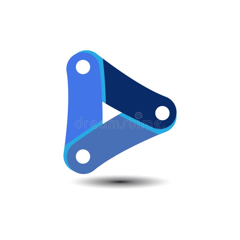 Triangle Business Company Logo Stock Illustration - Illustration of ...