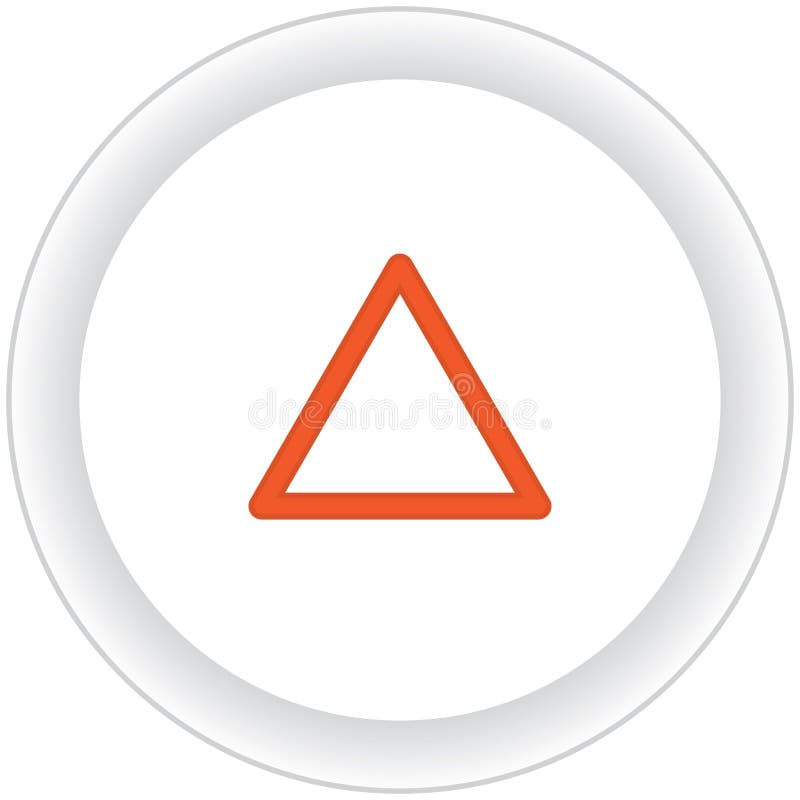 Triangle Button. Vector Illustration Decorative Design Stock Vector ...