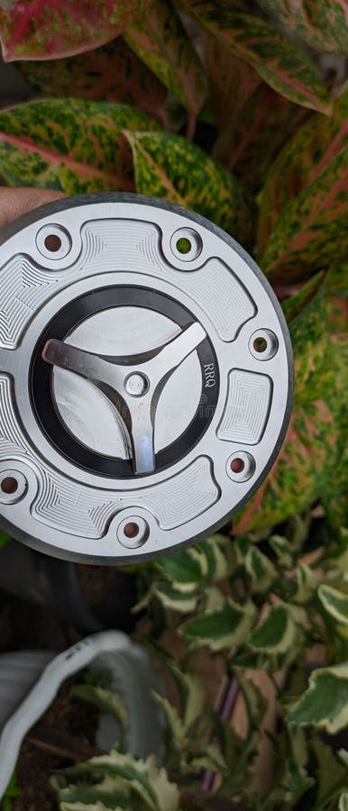 Triangle Cap Tank Billet Alumunium Stock Image - Image of alumu, iron ...