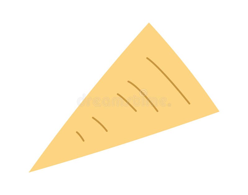 Triangle Cheese Snack stock vector. Illustration of cooking - 273073031