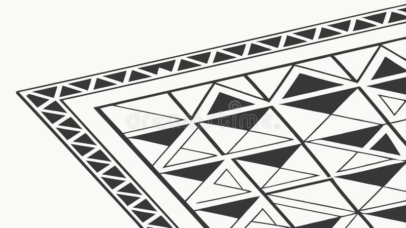 Triangle Chevron Tile Pattern, Geometric Floor and Wall. Vector Design ...