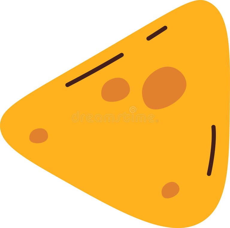 Triangle Chips Food stock vector. Illustration of yellow - 289326224