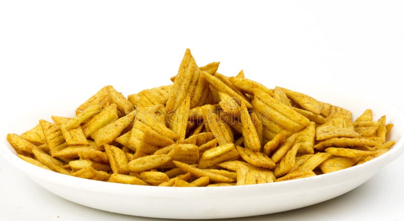 Triangle Chips stock photo. Image of bright, delicate - 129435390