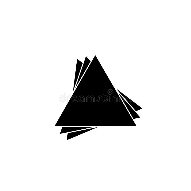Triangle Circle 3d Motion Logo Vector Stock Vector - Illustration of ...