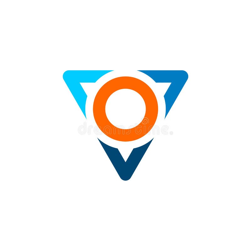 Triangle and Circle Logo Template Illustration Design. Vector EPS 10 ...