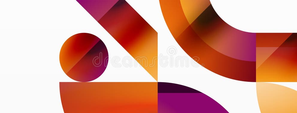 Triangle and Circle Minimalist Composition. Simple Elegance Meets ...