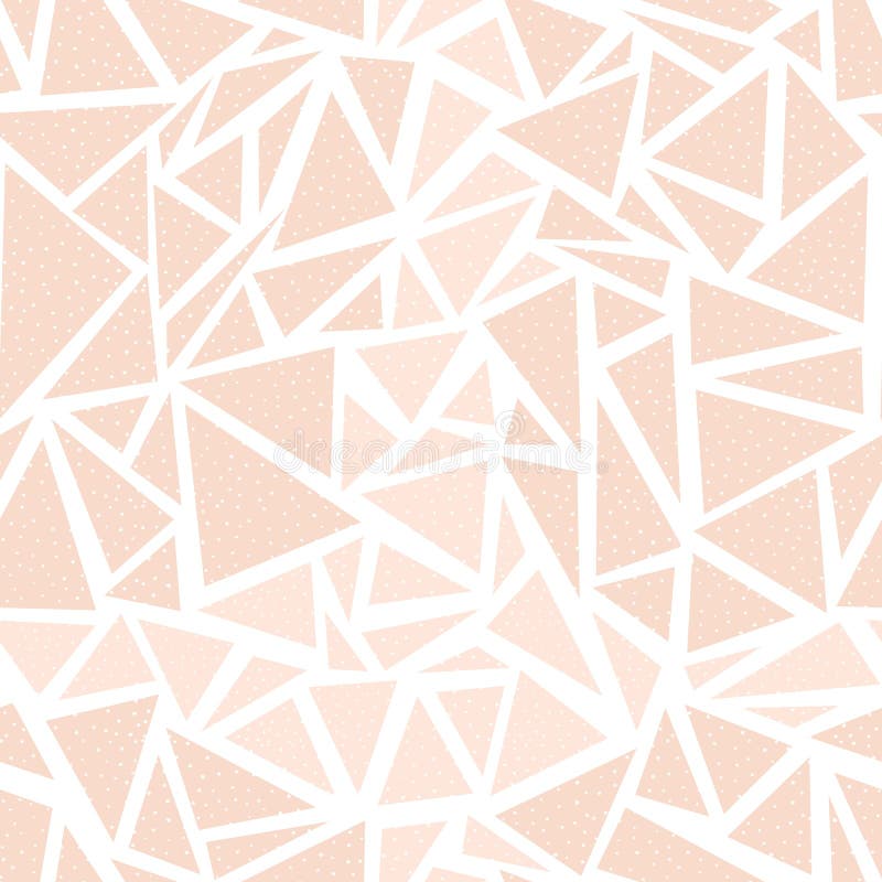 Triangle Collage Seamless Background. Geometric Pink and White Abstract ...