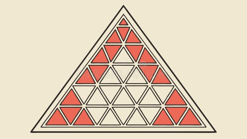 Triangle Composed of Smaller Triangles, Sierpinski Vector, Vector ...