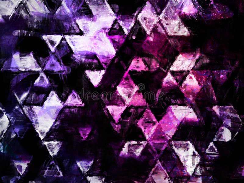 Triangle composition stock illustration. Illustration of geometrically ...