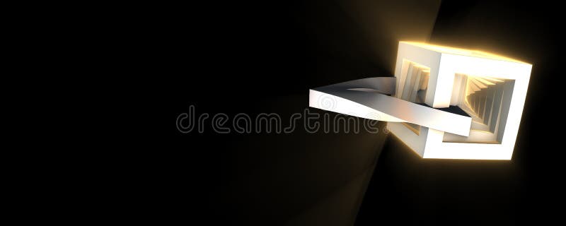 Triangle Connection and Glowing Squares Stock Illustration ...