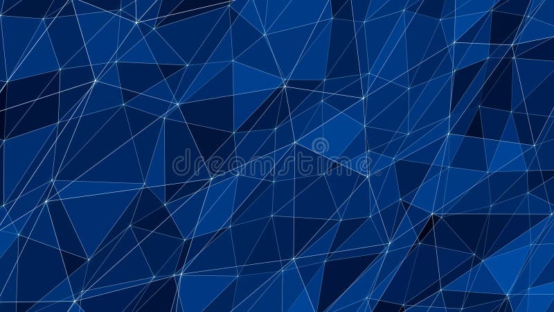 Abstract Background With Interconnected Shapes Lines Creating Modern Geometric Connections