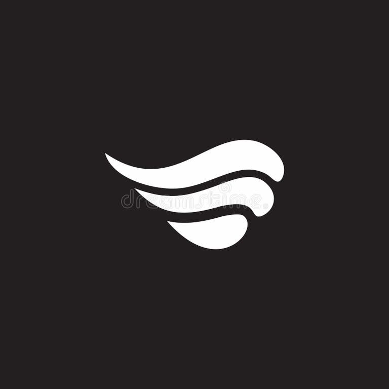 Triangle Curves Winds Smoke Logo Vector Stock Vector - Illustration of ...