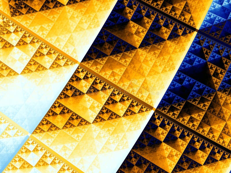 Triangle de Sierpinski illustration stock. Illustration du ...