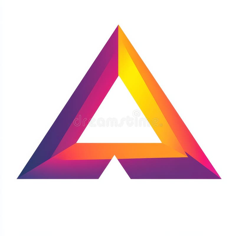 Triangle Design Element. Colorful Modern Style. Vector Illustration ...