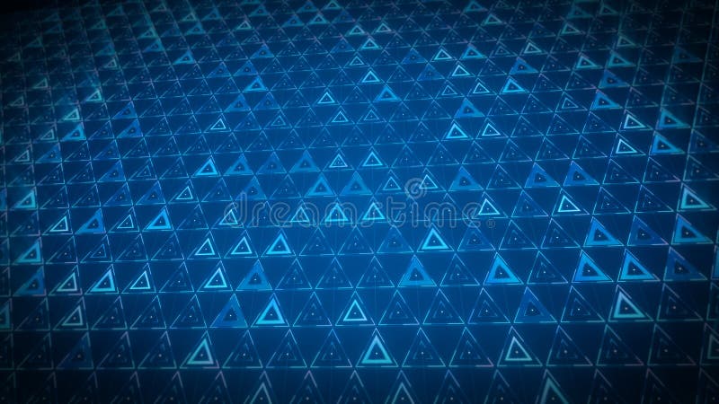 Triangle Design of Future Technology Digital Geometric Abstract ...
