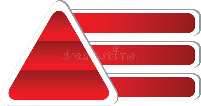 Three Steps Triangle Diagram Stock Vector - Illustration of product ... Three Steps Triangle Diagram Stock Vector - Illustration of product ...