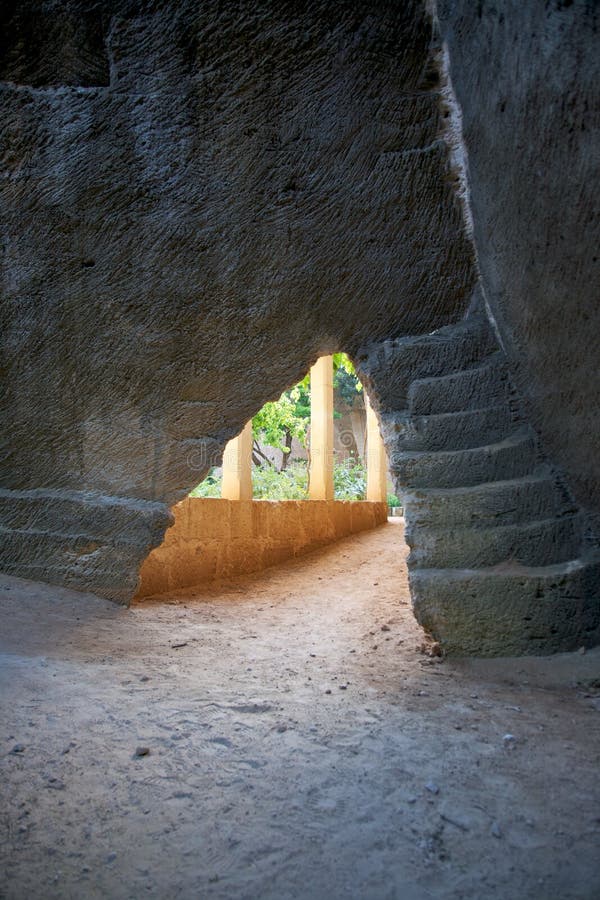 Triangle door stock image. Image of rock, stone, outdoor - 21500713