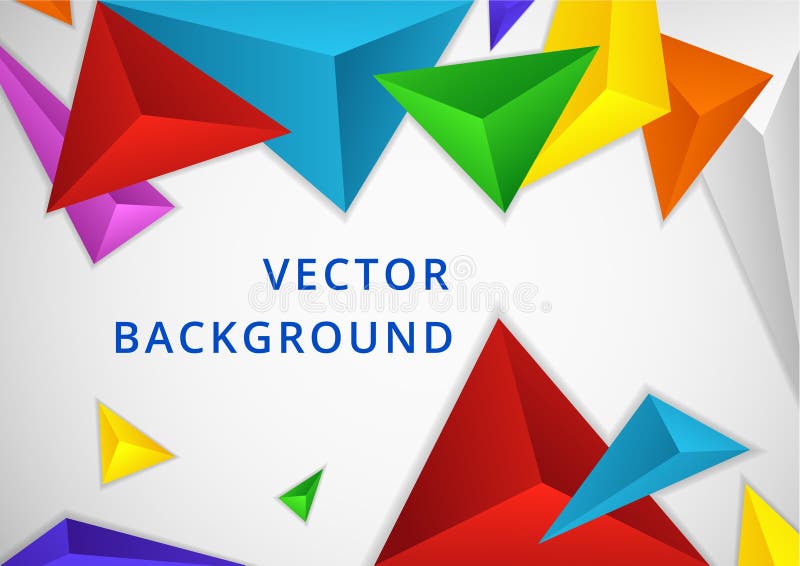 Triangle Elements Background Stock Vector - Illustration of background ...