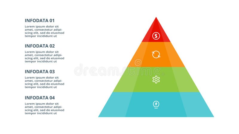 Triangle with 3 Elements, Infographic Template for Web, Business ...