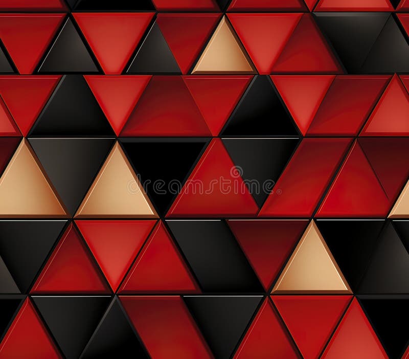 Triangle, Fabric Pattern, Seamless Pattern. Stock Illustration ...