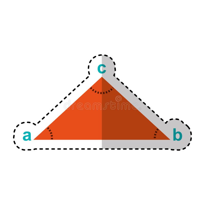 Triangle Figure Geometric Icon Stock Vector - Illustration of graphic ...