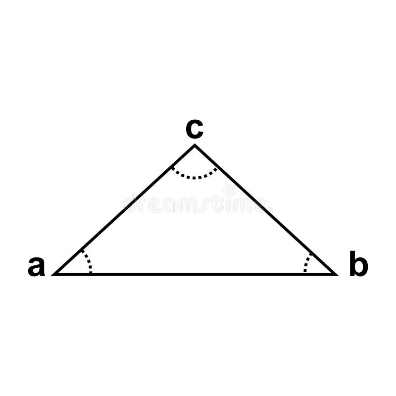 Triangle Figure Geometric Icon Stock Vector - Illustration of design ...