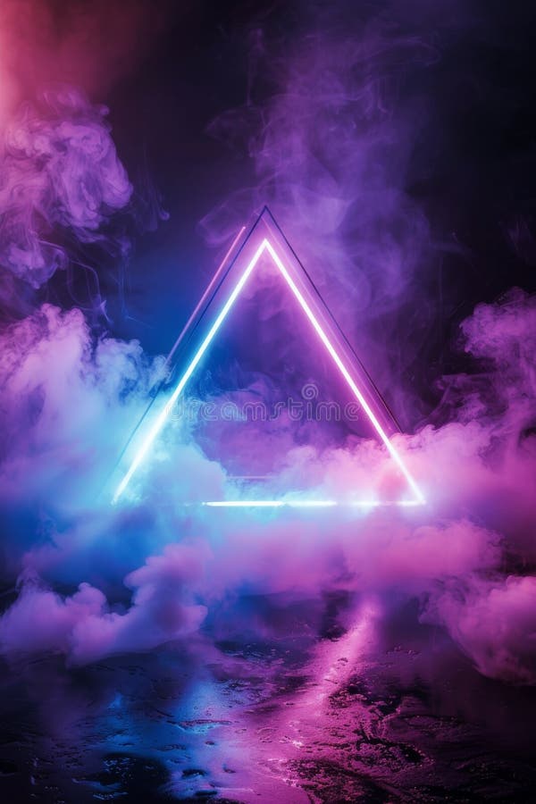 Triangle Floating in Body of Water Stock Image - Image of design ...