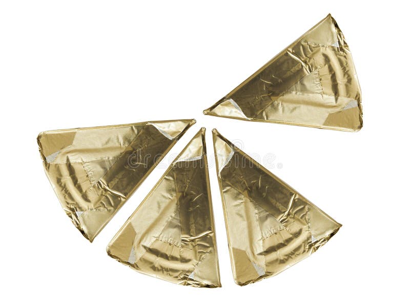 Triangle De Fromage Fondu Sur Un Fond Blanc Photo stock - Image du ...