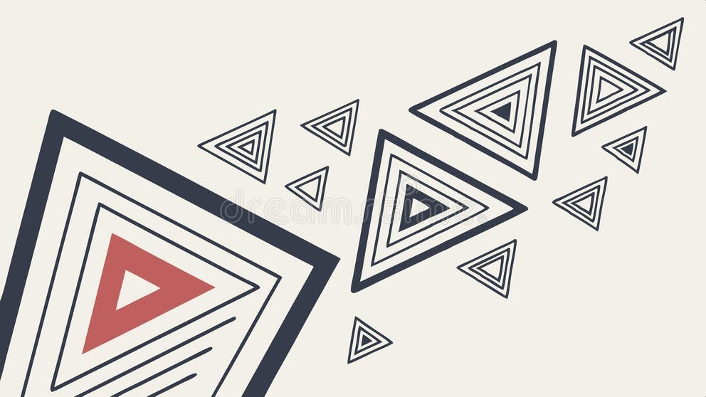 Triangle Frame Design, Geometric Border and Decorative Element Vector ...