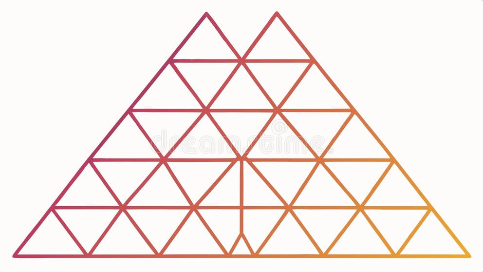 Triangle Frame, Geometric Border and Abstract Art. Vector Design ...